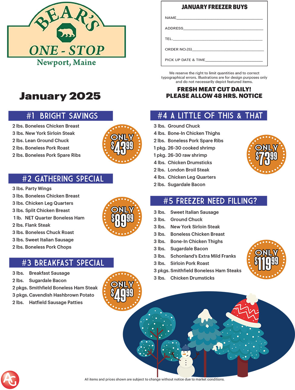 Bear’s One Stop, Maine Convenience & Grocery Store, Meat Store, Beer ...