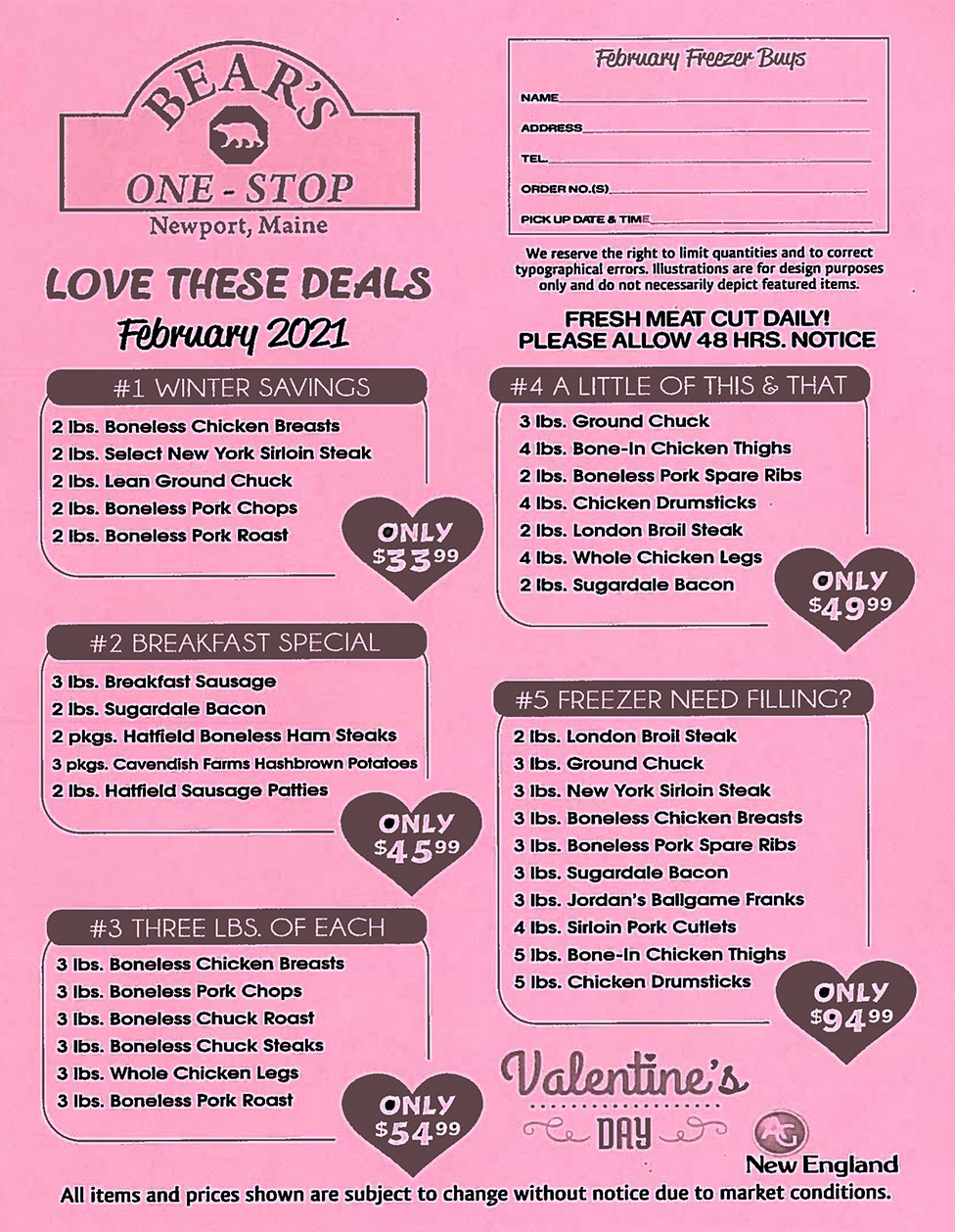 Bear’s One Stop, Maine Convenience & Grocery Store, Meat Store, Beer ...